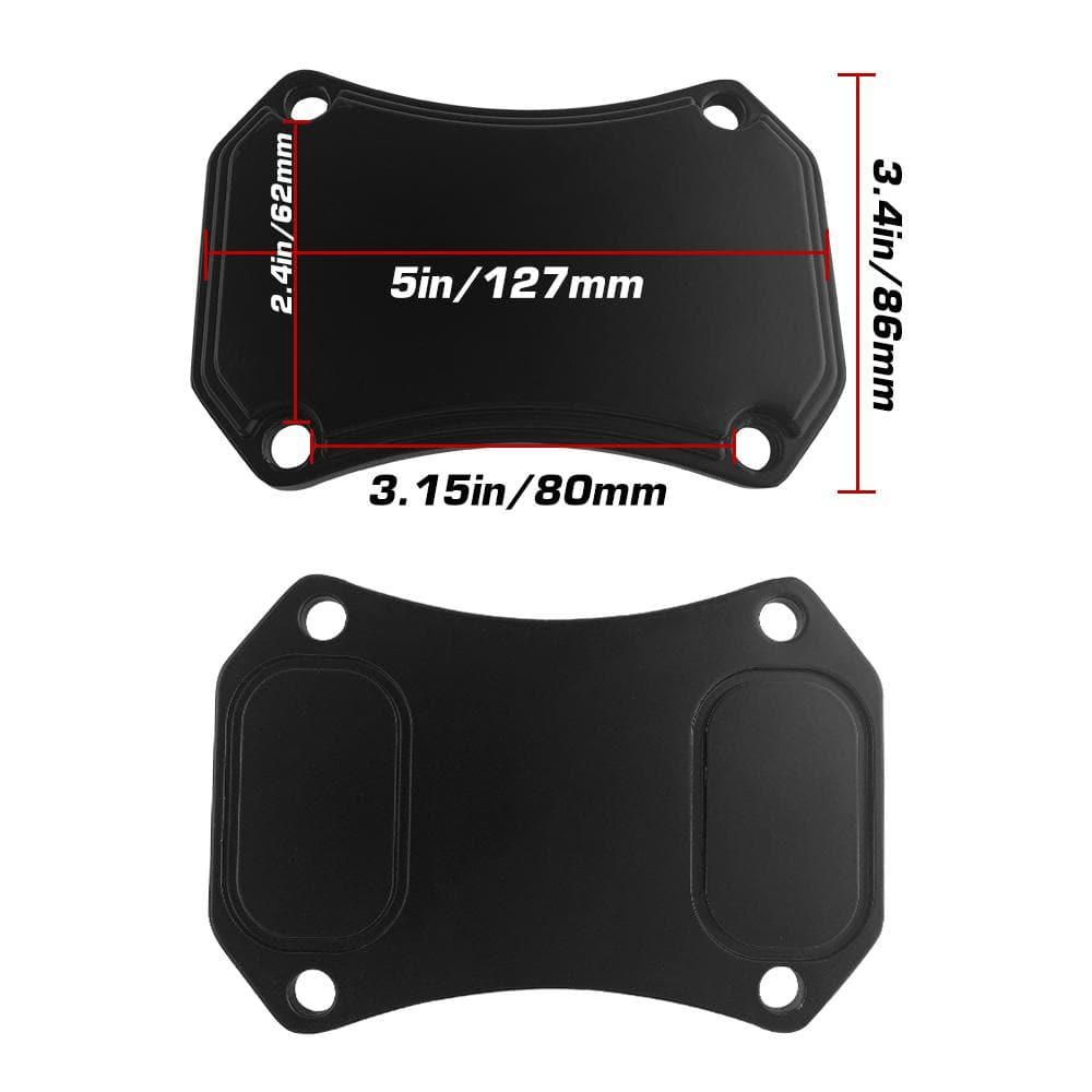 2011-2016 6.6L Duramax LML EGR Valve Cooler Delete Kit Black Off Plate ...